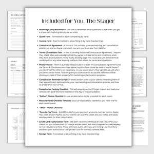Home Staging Consultation Report Template Bundle | Checklists, Guides ...