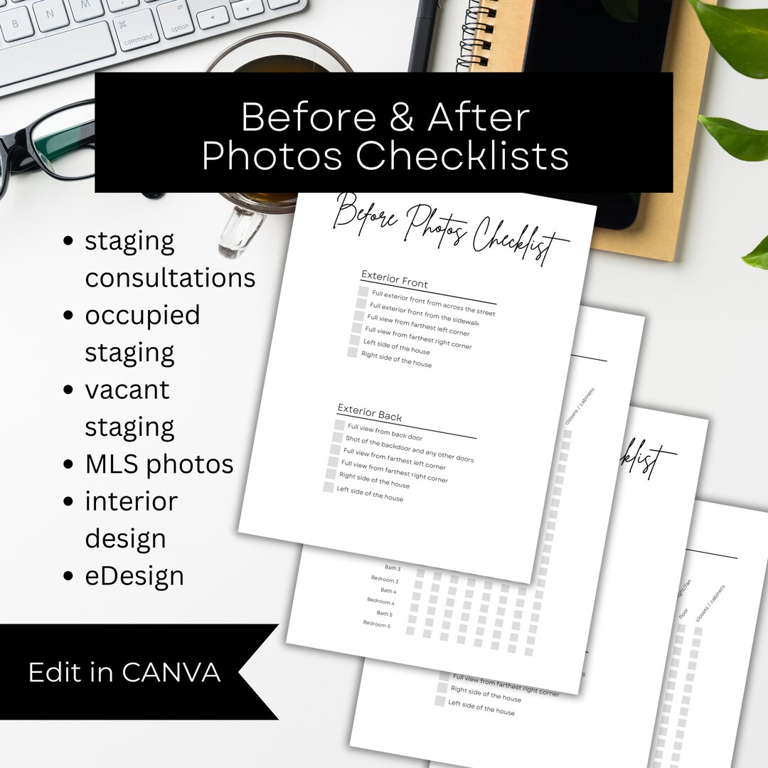 Checklist of Before & After Photos Needed | for Home Stagers | Occupied ...