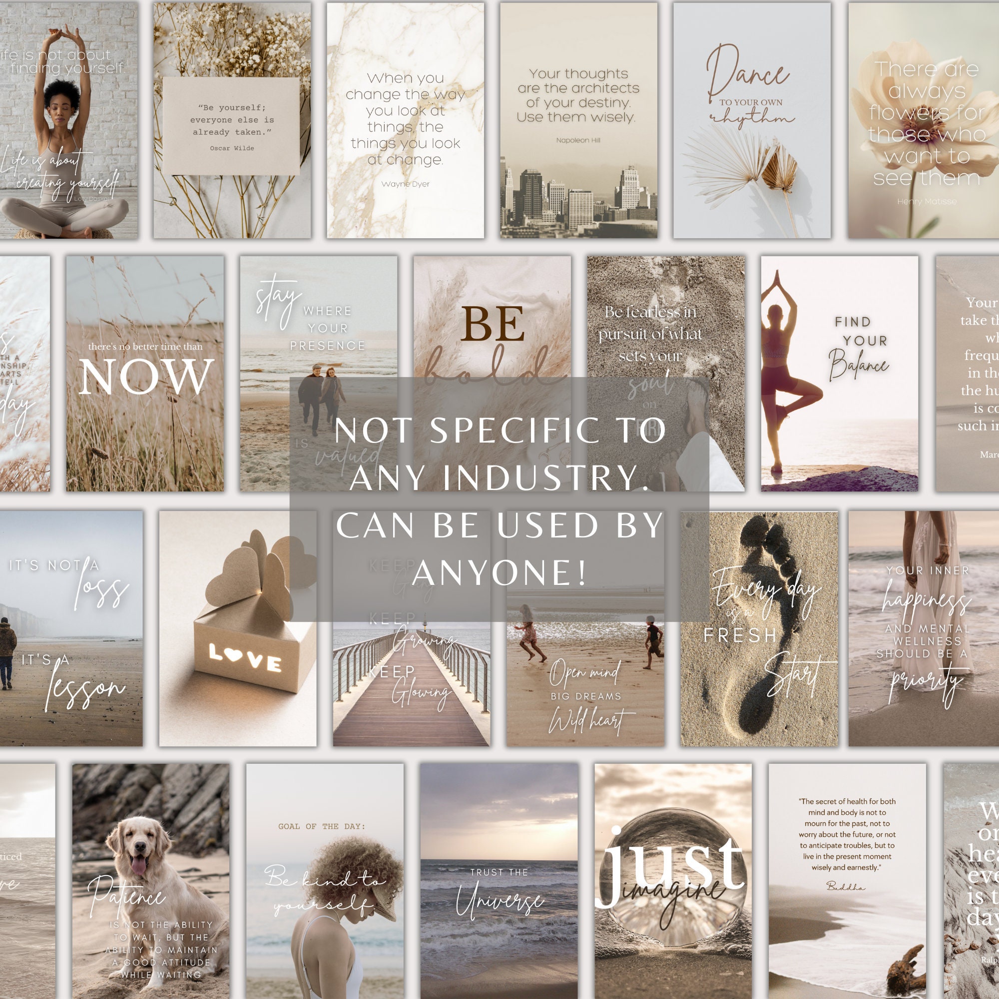 Inspirational & Motivational Quotes Pinterest Pins Canva - Etsy