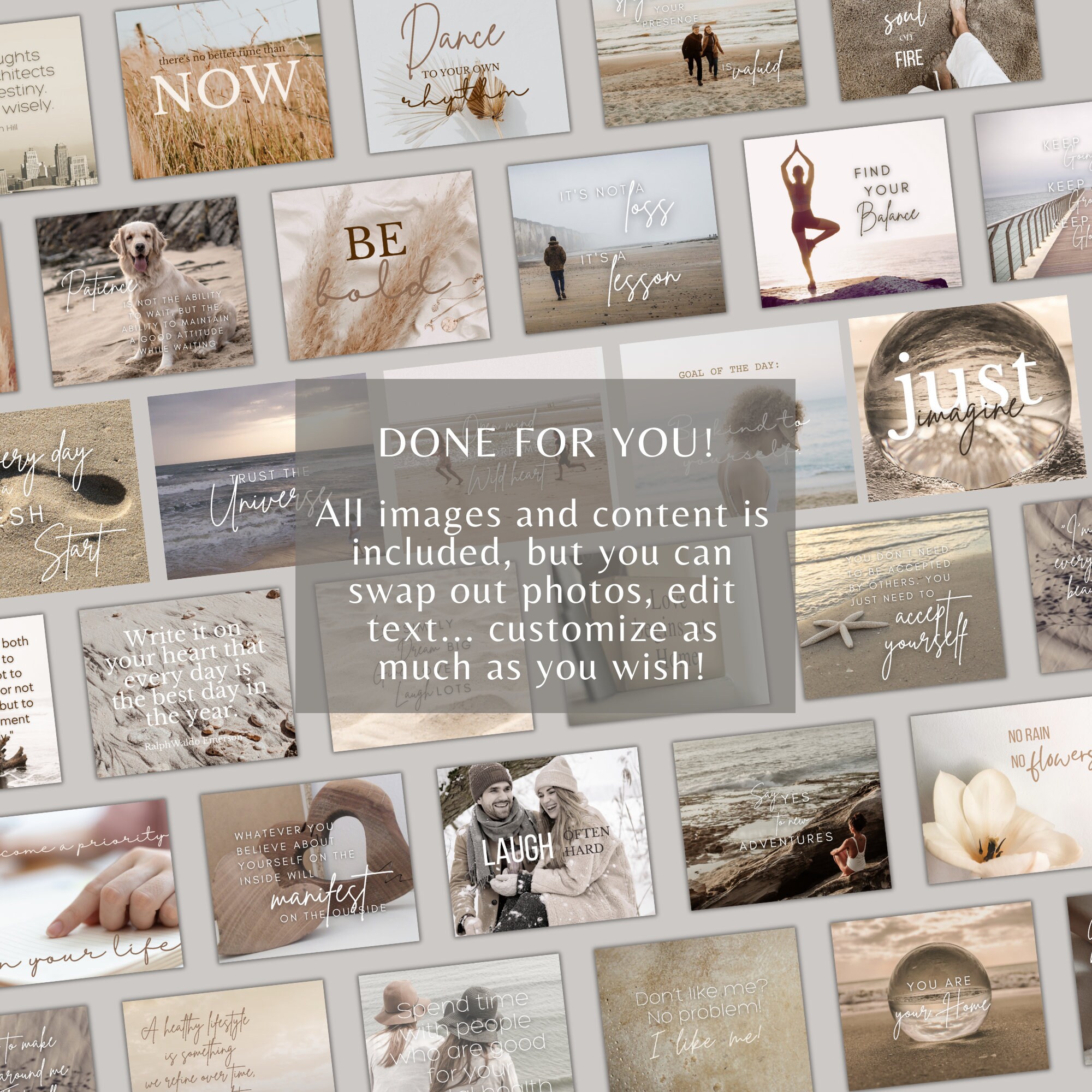 Inspirational & Motivational Quotes Facebook Posts | Canva Templates ...