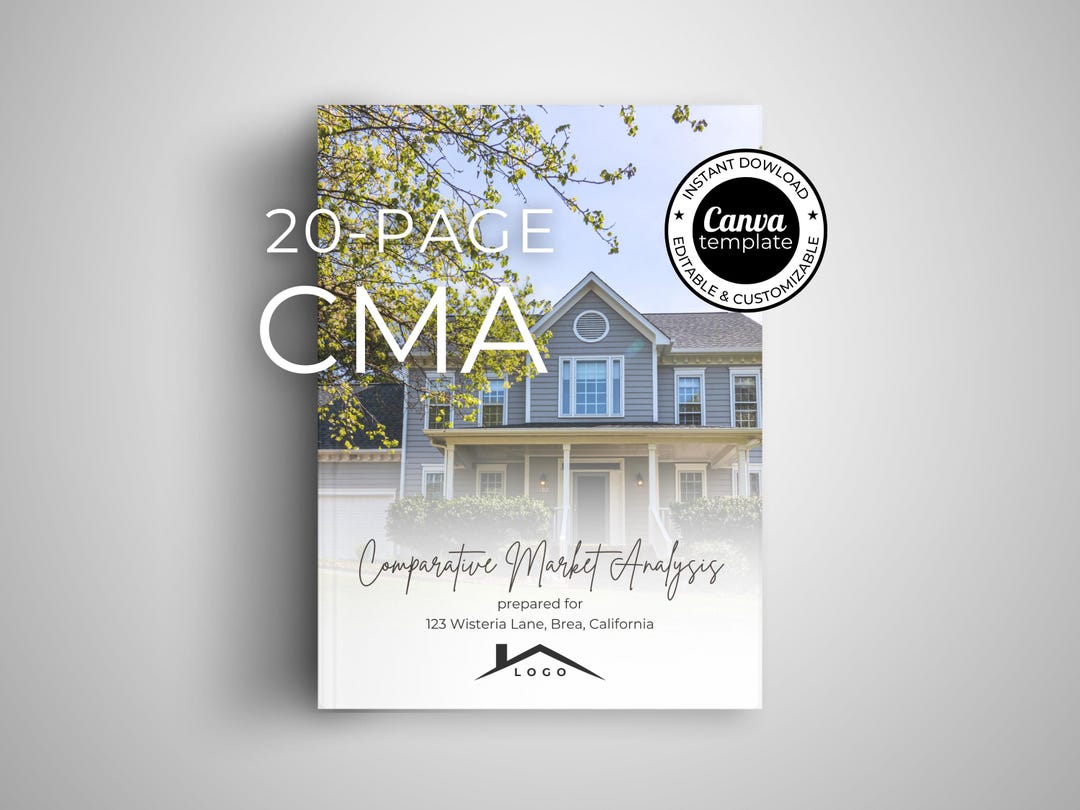 Real Estate Template | CMA Comparative Market Analysis | Canva - Etsy