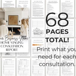 Home Staging Consultation Report Template for Real Estate Stagers ...