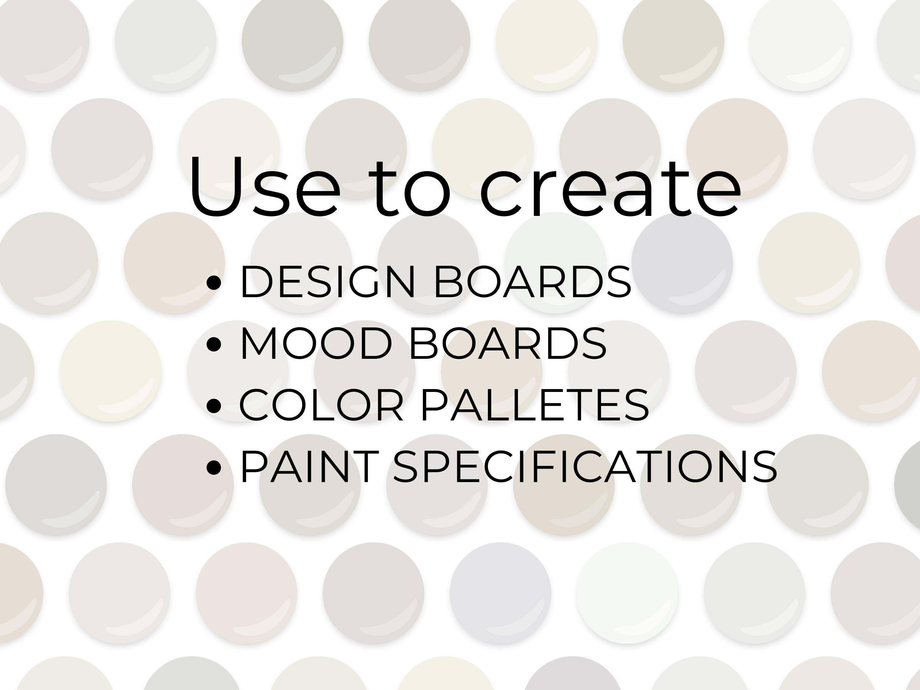 Interior Design Template | 105 Sherwin-williams White Paint Dollops for ...