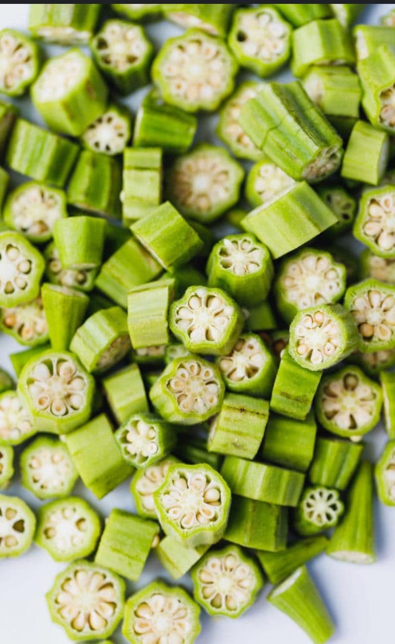 Organic Freeze Dried Okra Slices: Food Storage Ready- Parrot Food - Etsy