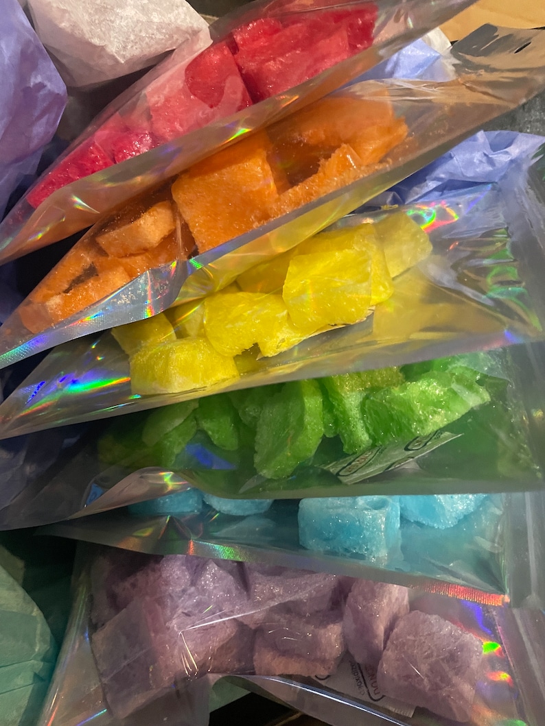 Rainbow Freeze Dried Jello Bites Gift Box - Mixed Flavors - Etsy