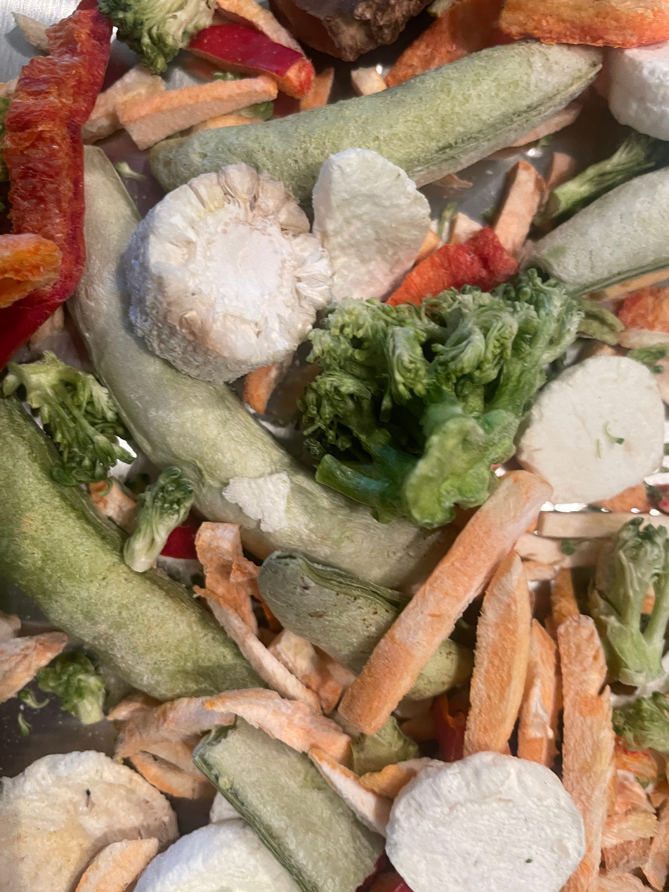 Freeze Dried Mixed Vegetables - Ready to Use Shelf Stable Stir Fry ...