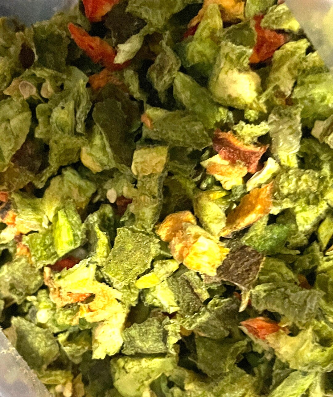 Freeze Dried Hatch Hot Green Chili Peppers: Diced Roasted, Peeled New ...