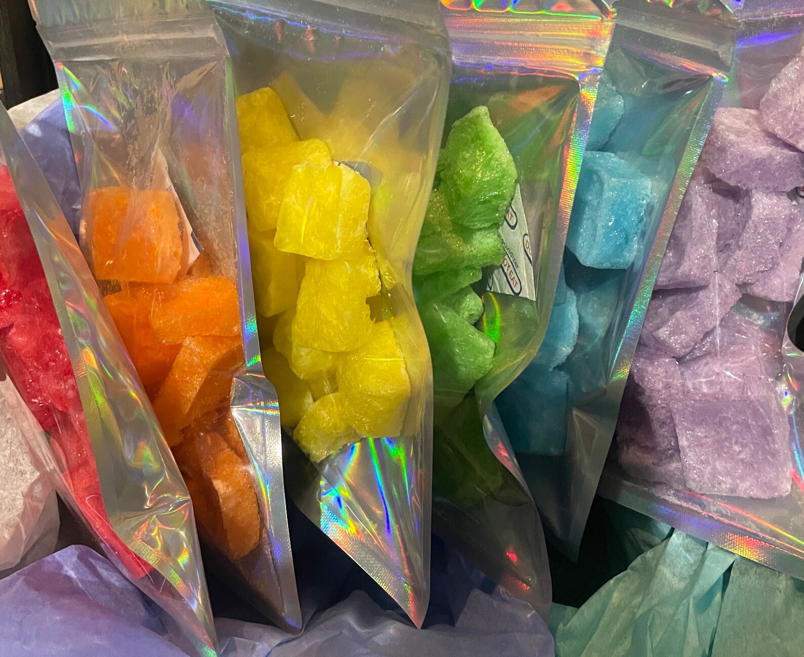 Rainbow Freeze Dried Jello Bites Gift Box - Mixed Flavors - Etsy