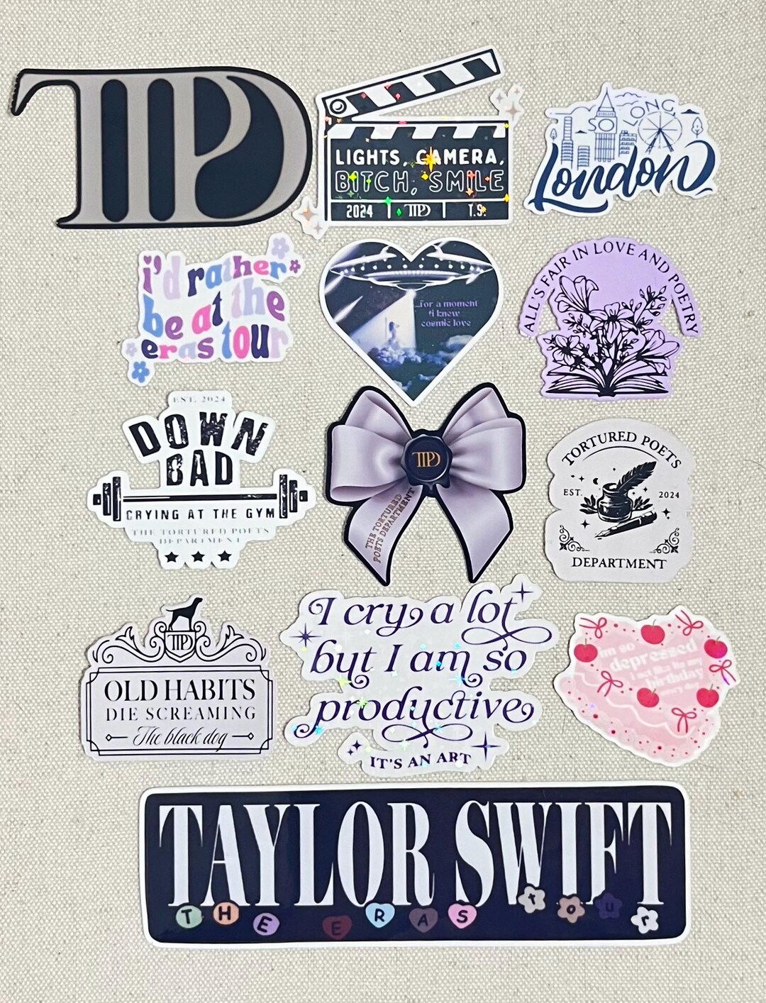 Taylor Sticker Pack Swifty Merch - Etsy
