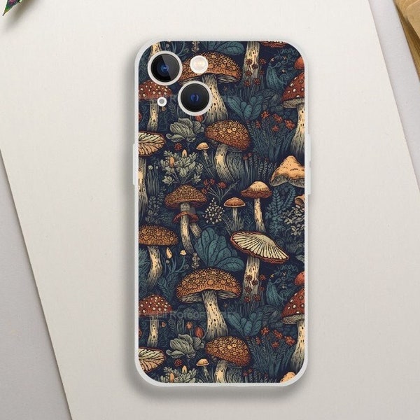 Cottagecore Mushroom Phone Case - Etsy