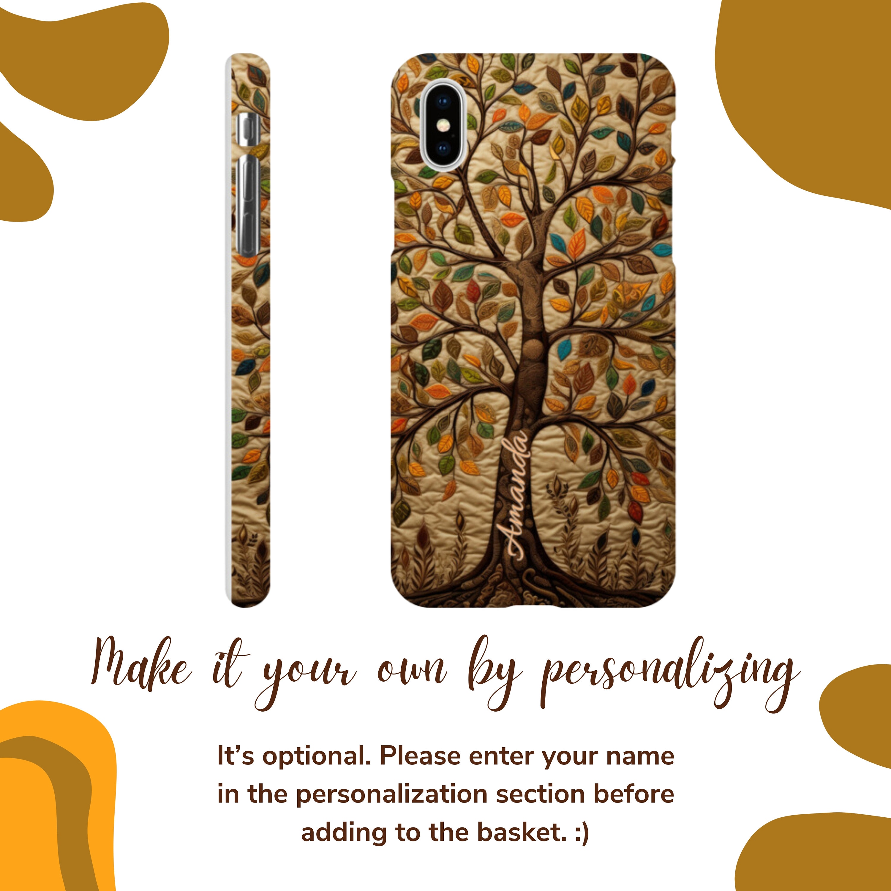 Personalized Silk Embroidery Madhubani Tree of Life Phone Case - Etsy