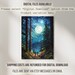 Moonlight Trail Hiking Forester Wall Decor Gifted Moon Decor Wall ...