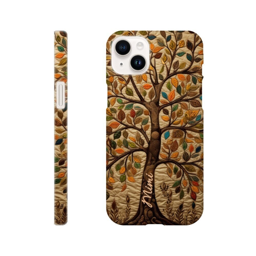 Personalized Silk Embroidery Madhubani Tree of Life Phone Case - Etsy