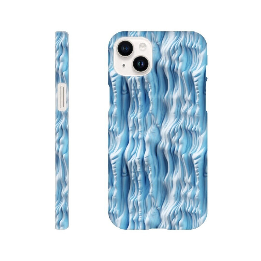 3D Frozen Waterfall Phone Case Cute Cozy Winter Season Phone Cover Gift ...