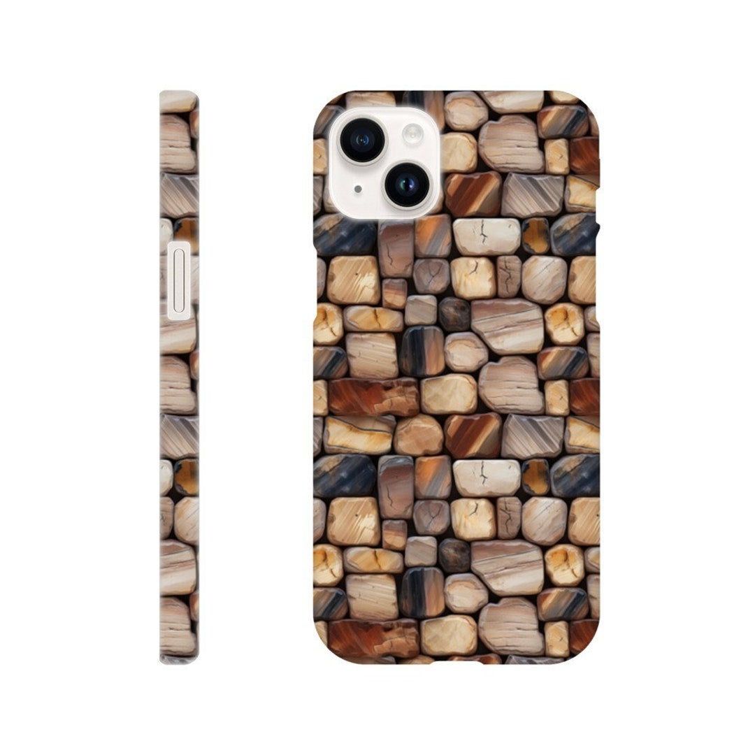 Petrified Wood Polished Fossil Phone Case Fossilized Wood Abstracted ...