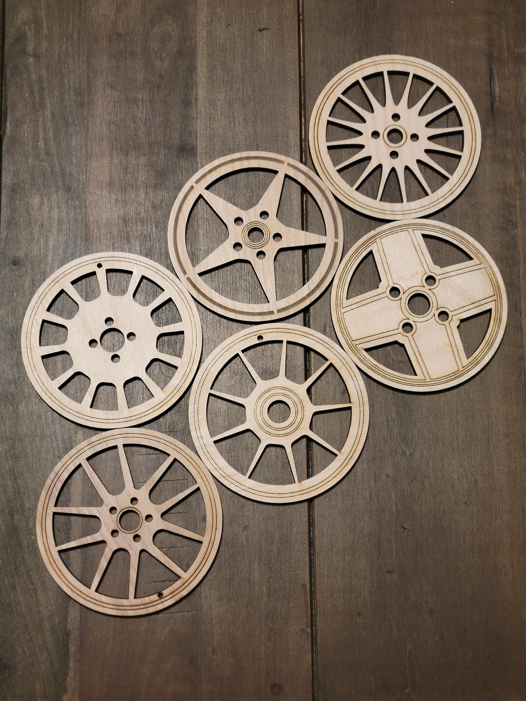 JDM EURO USDM Wheel Rim Drink Beverage Coasters - Wood - Etsy