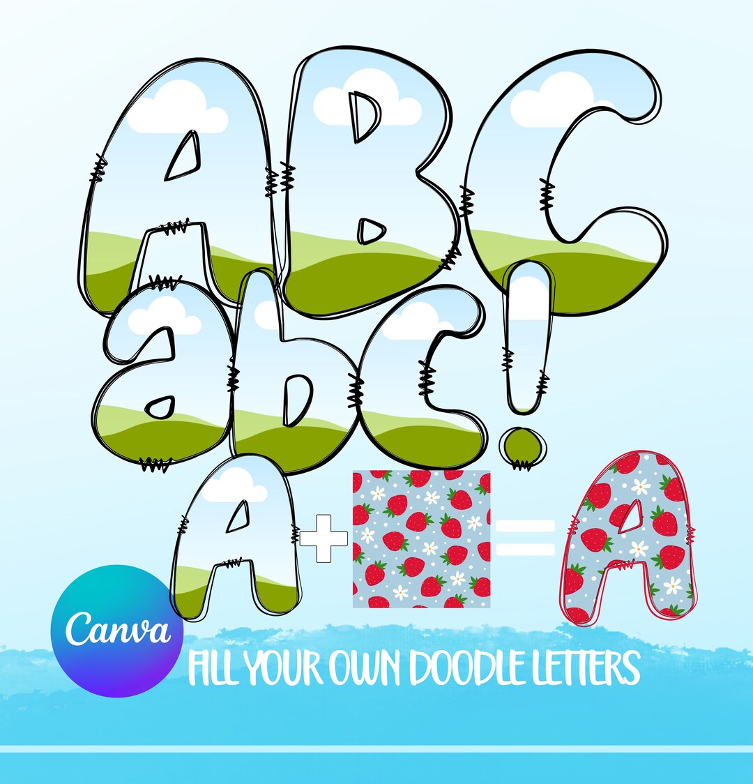 Doodle Letter Store, Doodle Letters Alphabet, Doodle Letters ...