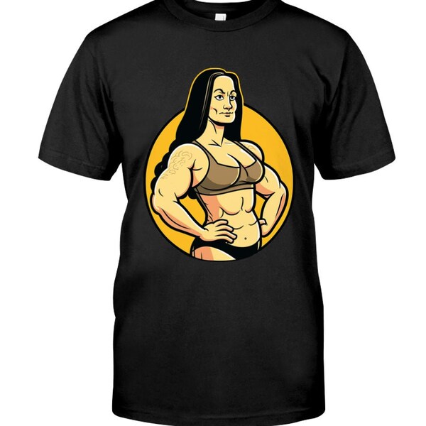 Ripped Mona Lisa Tee - Etsy