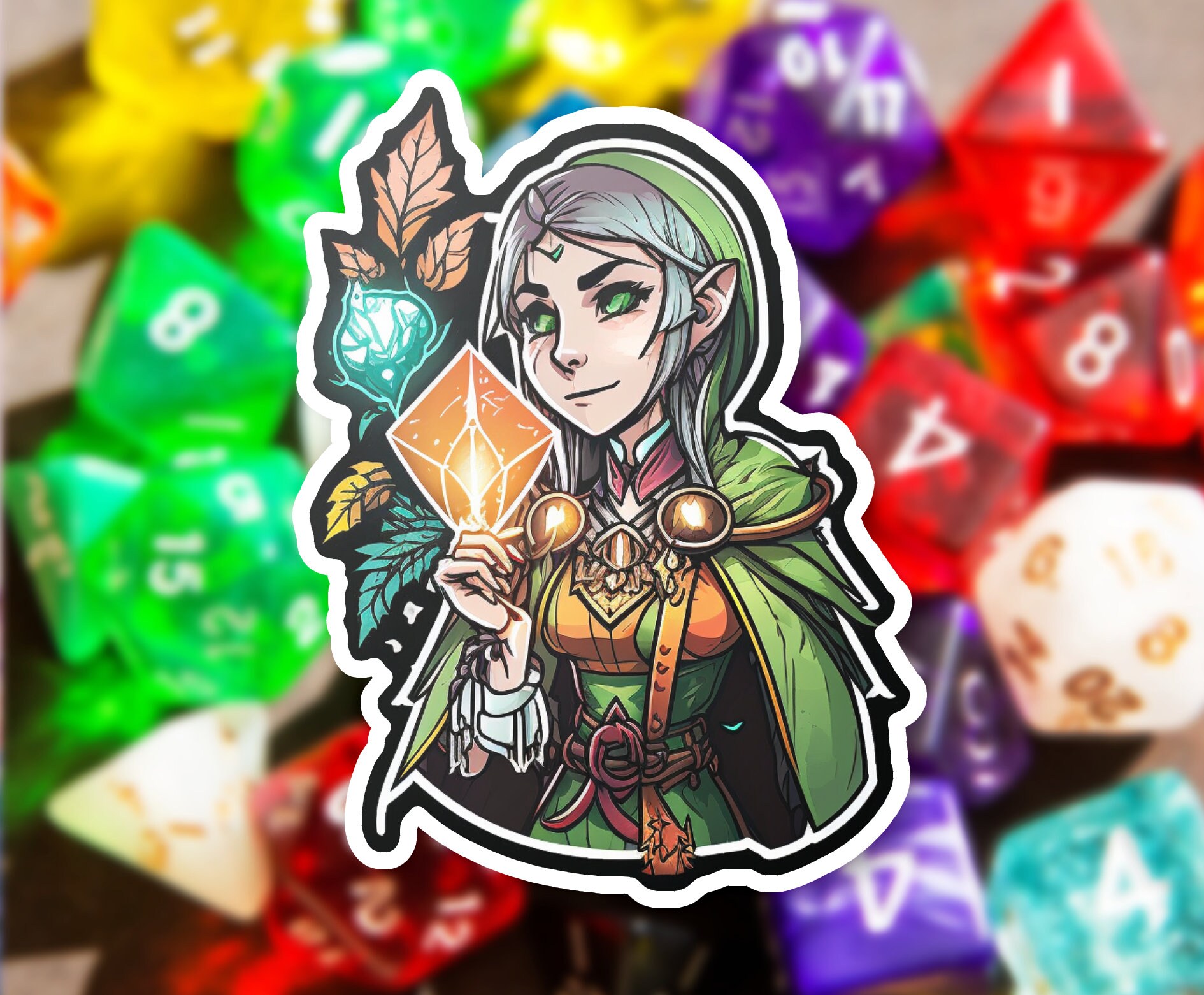 D&D Characters Vinyl Sticker Sheet Dungeons and Dragons Artwork ...