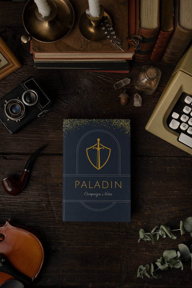 D&D Paladin Class Notebook Dungeons and Dragons Spell Book Journal ...