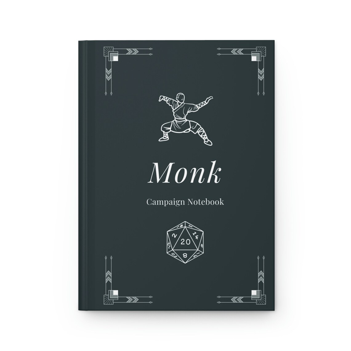 D&D Monk Class Notebook Dungeons and Dragons Class Journal Spell Book ...
