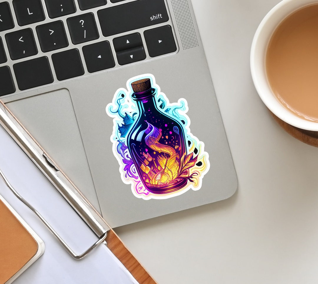 Magical Potion Vinyl Sticker D&D Potion Stickers Fantasy Art Kiss-cut ...