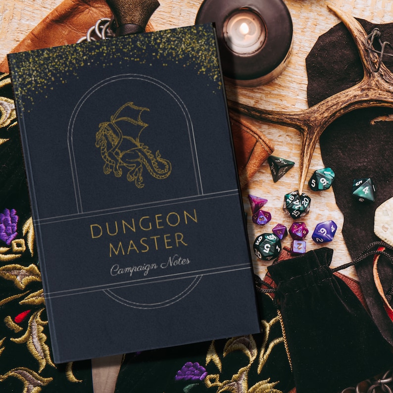 DM Hardcover Journal D&D Dungeon Master Notebook Dungeons and Dragons ...