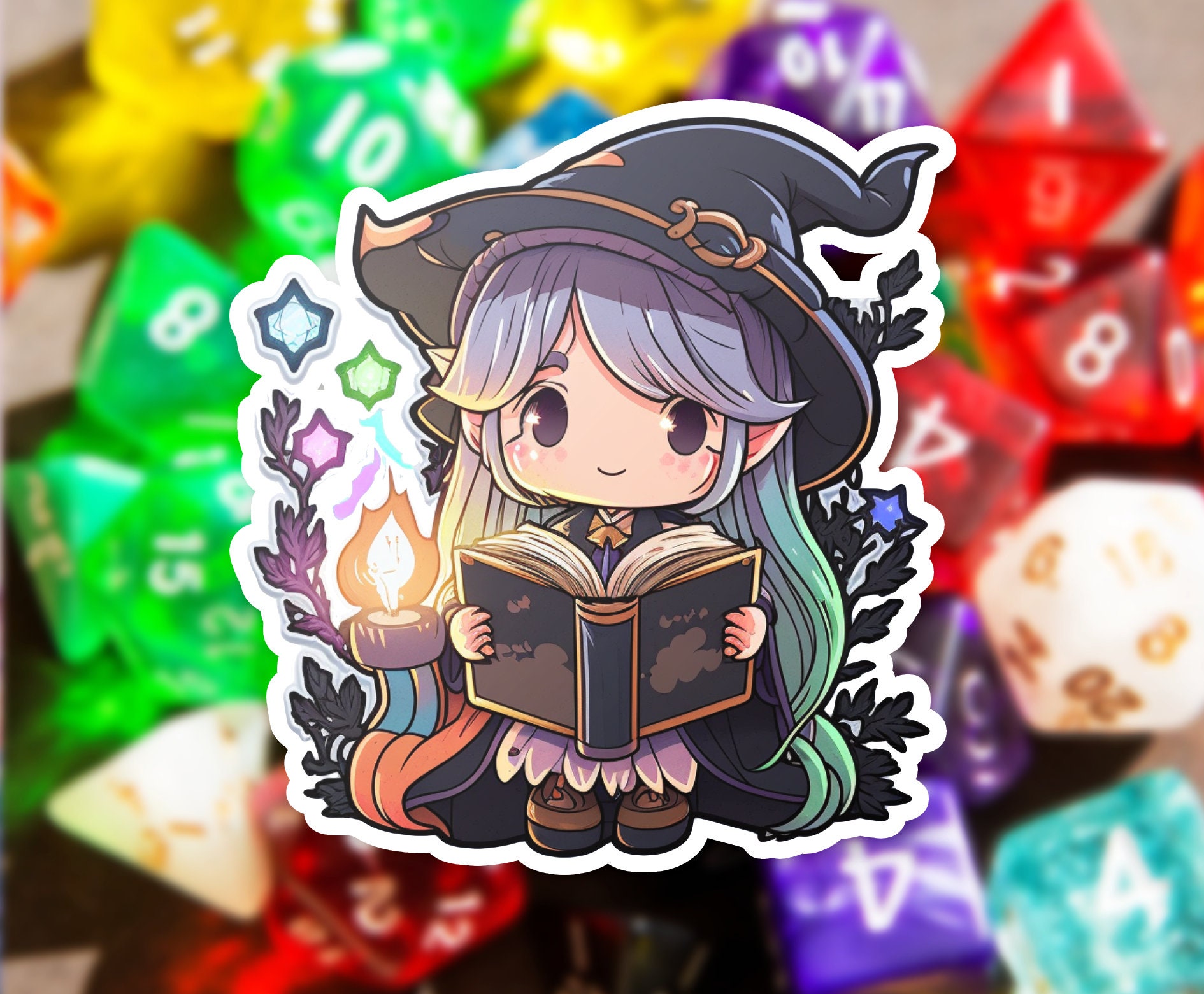 D&D Characters Vinyl Sticker Sheet Dungeons and Dragons Artwork ...