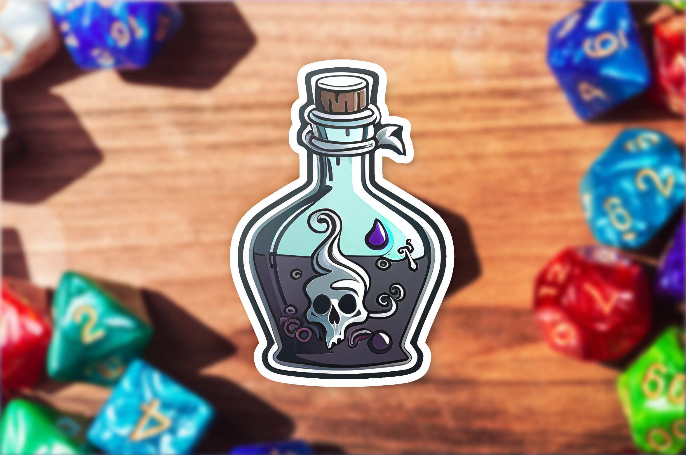 Fantasy Potions Sticker Set | D&D Potions Vinyl Sticker Sheet | Fantasy ...