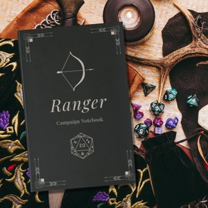 D&D Ranger Class Notebook | Dungeons and Dragons Ranger Class Journal ...