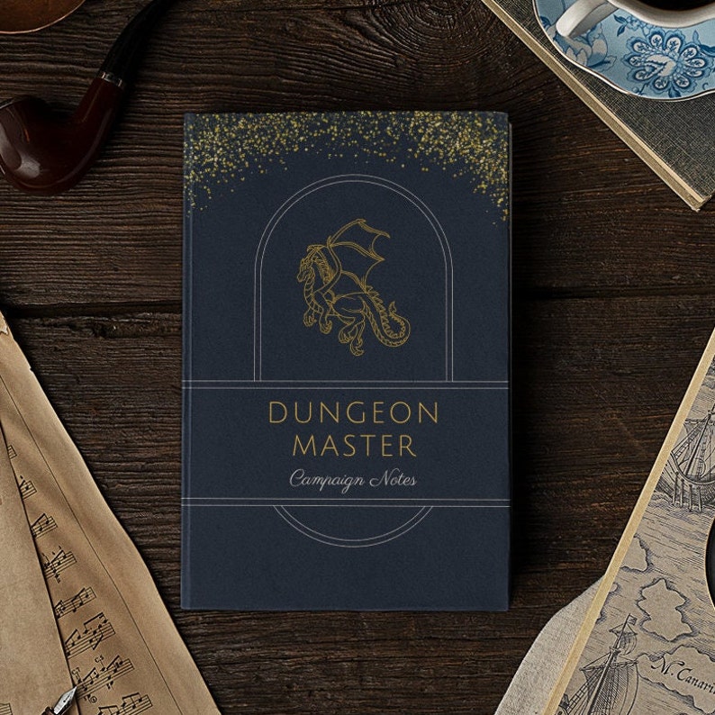 DM Hardcover Journal D&D Dungeon Master Notebook Dungeons and Dragons ...