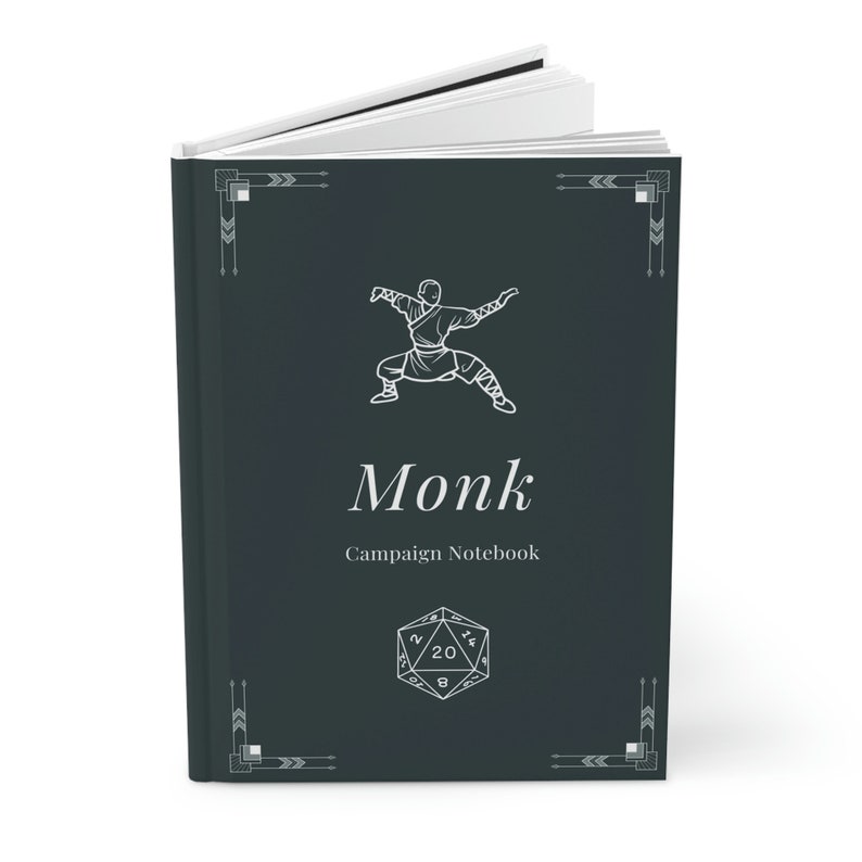 D&D Monk Class Notebook Dungeons and Dragons Class Journal - Etsy