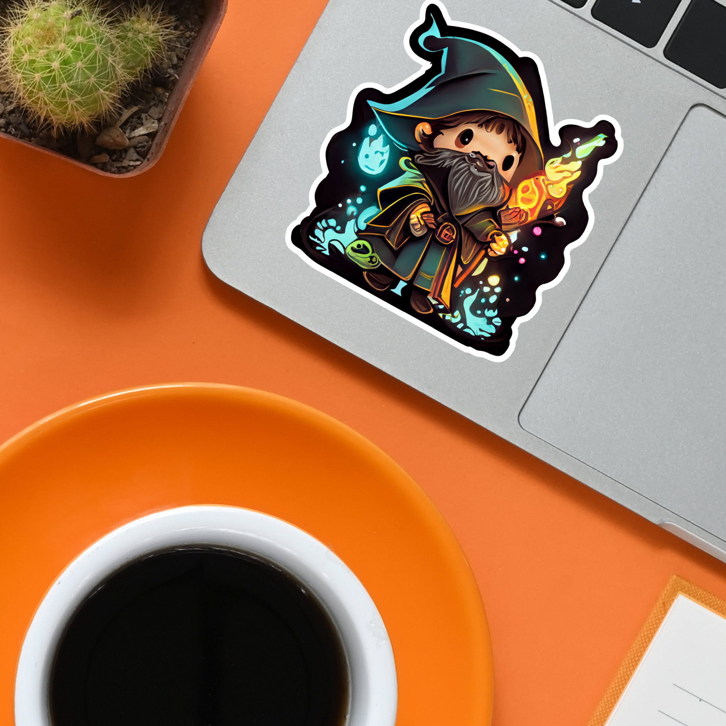 D&D Wizard Vinyl Sticker Sheet | Dungeons and Dragons Artwork ...