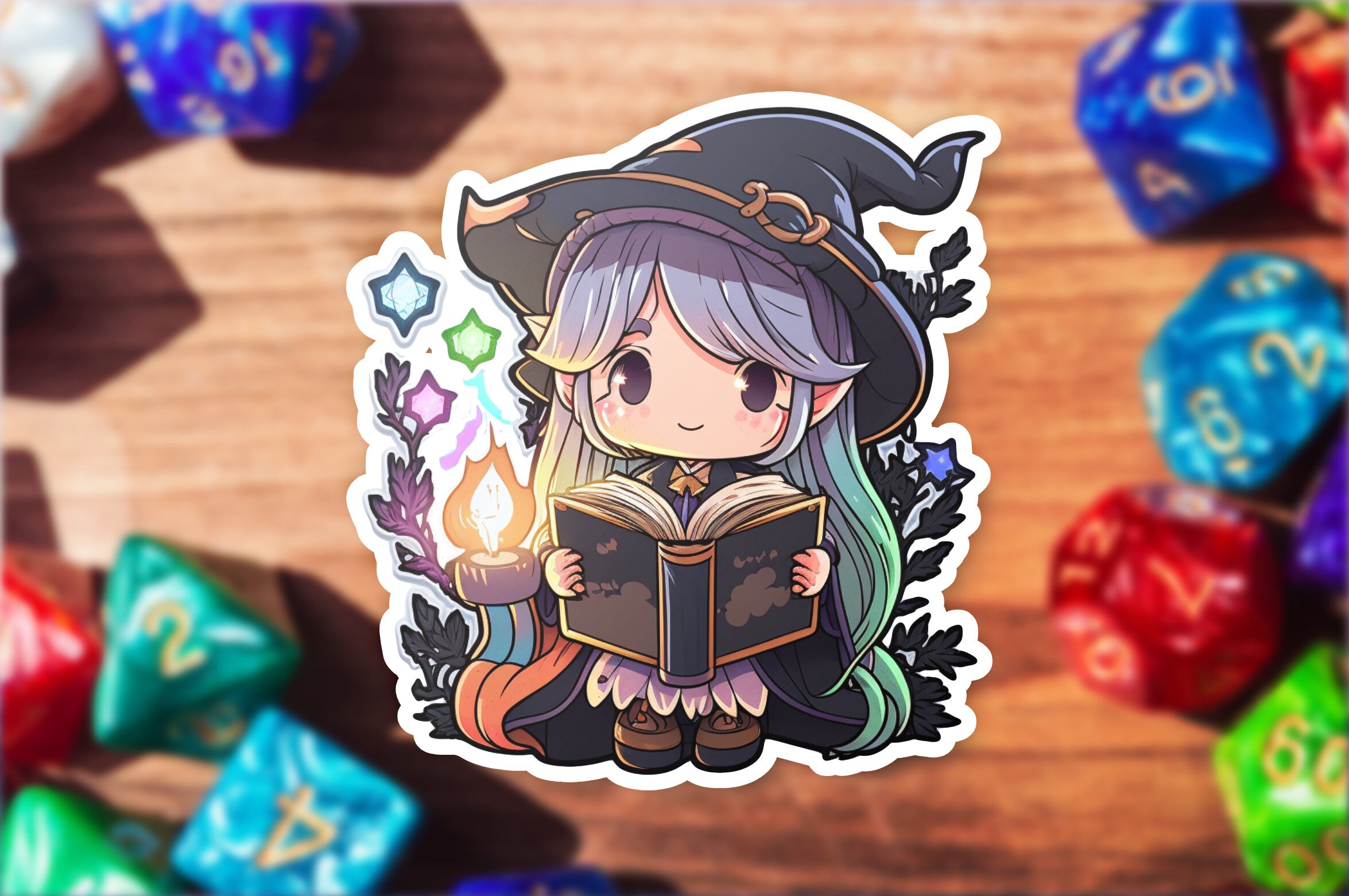 D&D Characters Vinyl Sticker Sheet Dungeons and Dragons Artwork ...