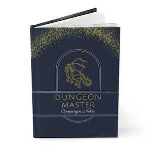 DM Hardcover Journal D&D Dungeon Master Notebook | Dungeons and Dragons ...