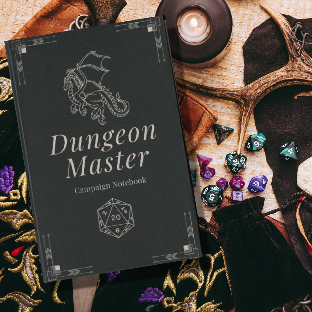 D&D Dungeon Master Notebook | Dungeons and Dragons Class Journal Spell ...