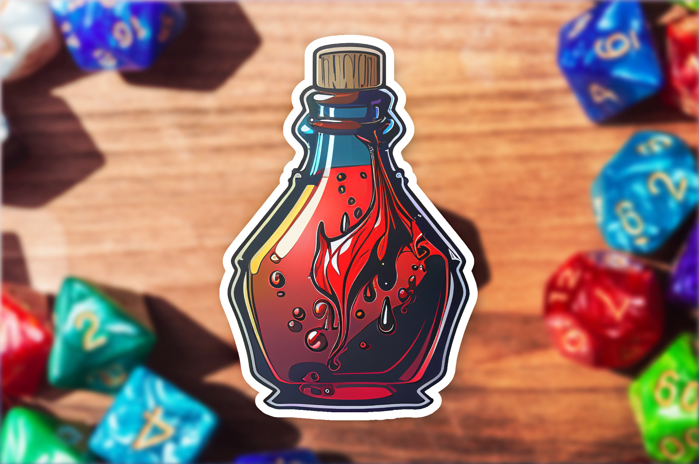 Fantasy Potions Sticker Set | D&D Potions Vinyl Sticker Sheet | Fantasy ...