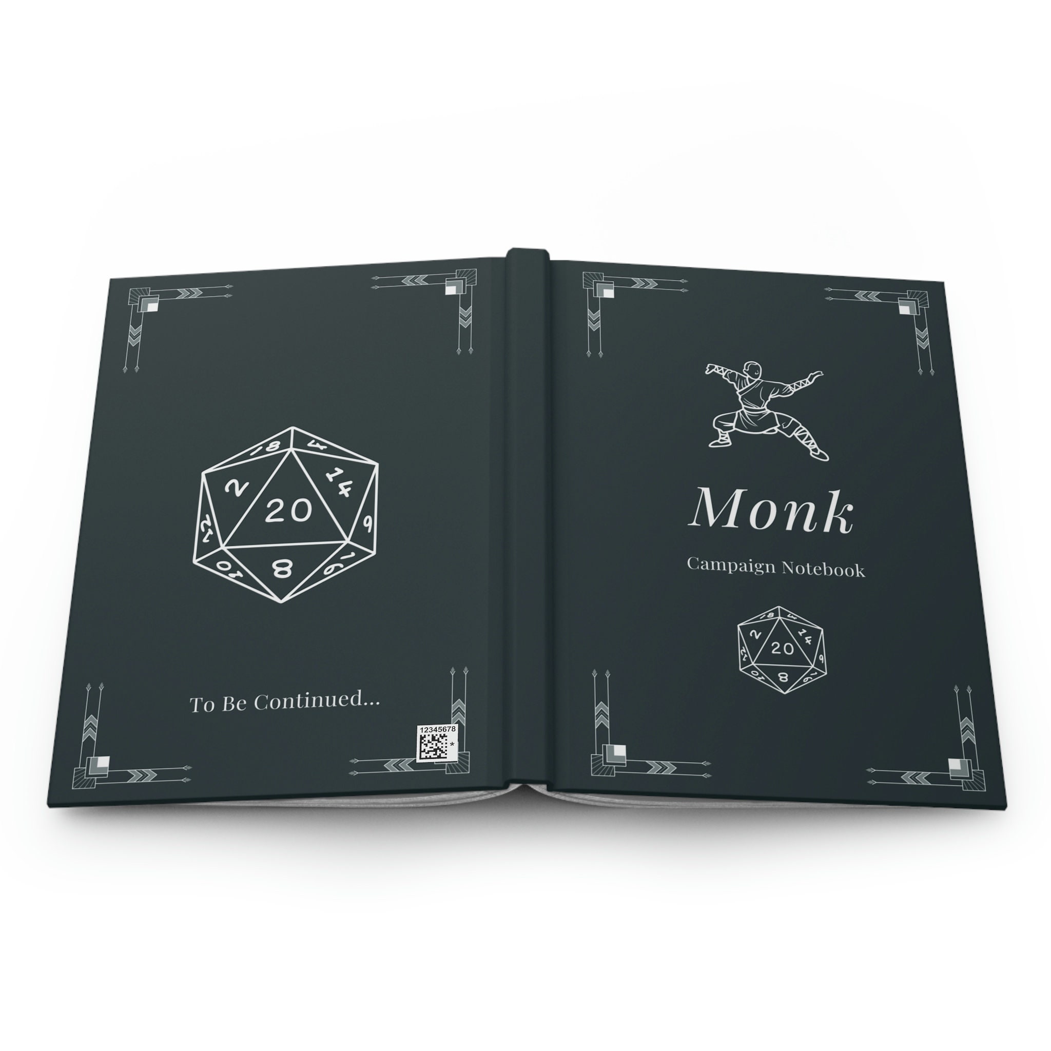 D&D Monk Class Notebook Dungeons and Dragons Class Journal Spell Book ...