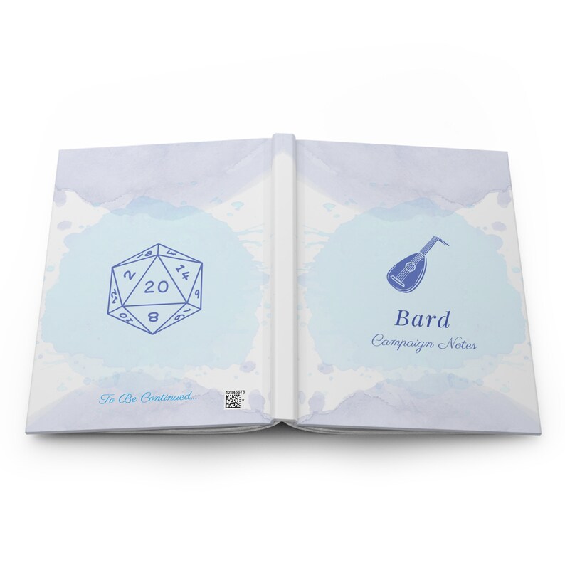D&D Bard Class Notebook Dungeons and Dragons Spell Book - Etsy