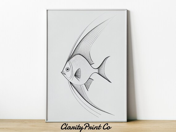 Dessins De Poissons Anges Poisson Ange : Plus De 13 589 Illustrations