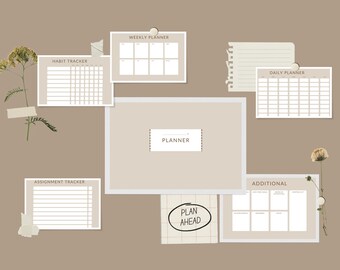 Student Planner Classroom Planner Printable Custom Canva - Etsy