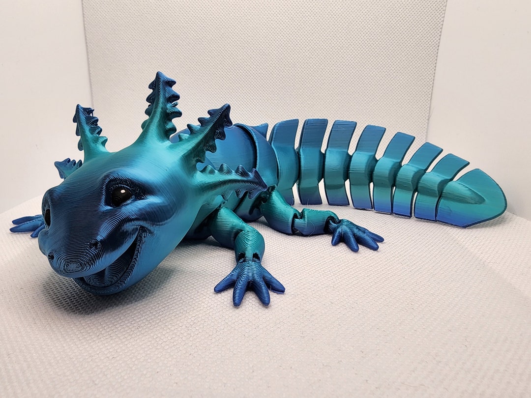 3D Printed Axolotl Sensory Toy - Etsy
