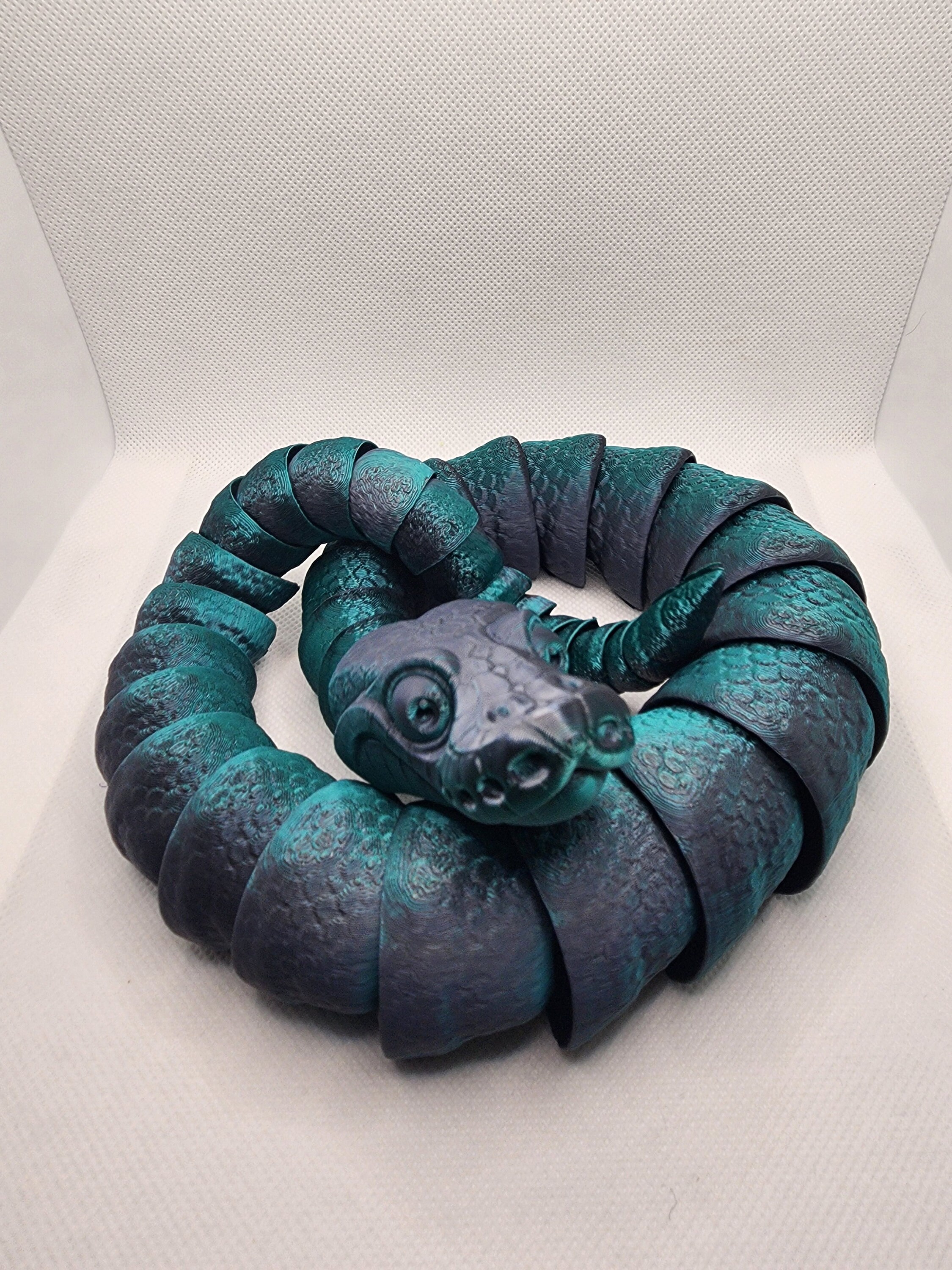 3D Printed Ball Python articulating Sensory Toy - Etsy