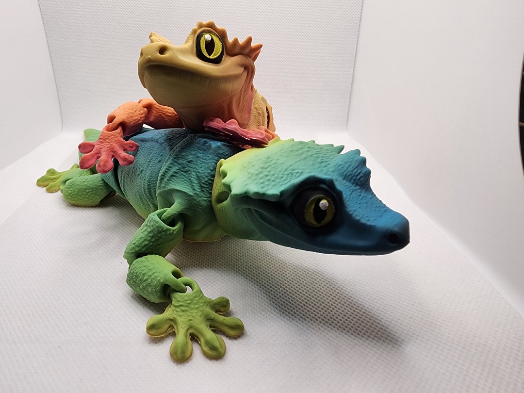 3D Printed Lizards & Gecko Sensory Toys - Etsy