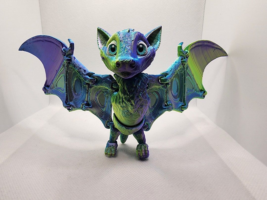 3D Printed Bats Sensory Toys - Etsy