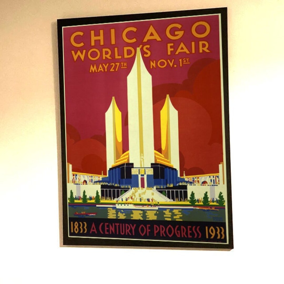 World's Fair Chicago Poster - Etsy