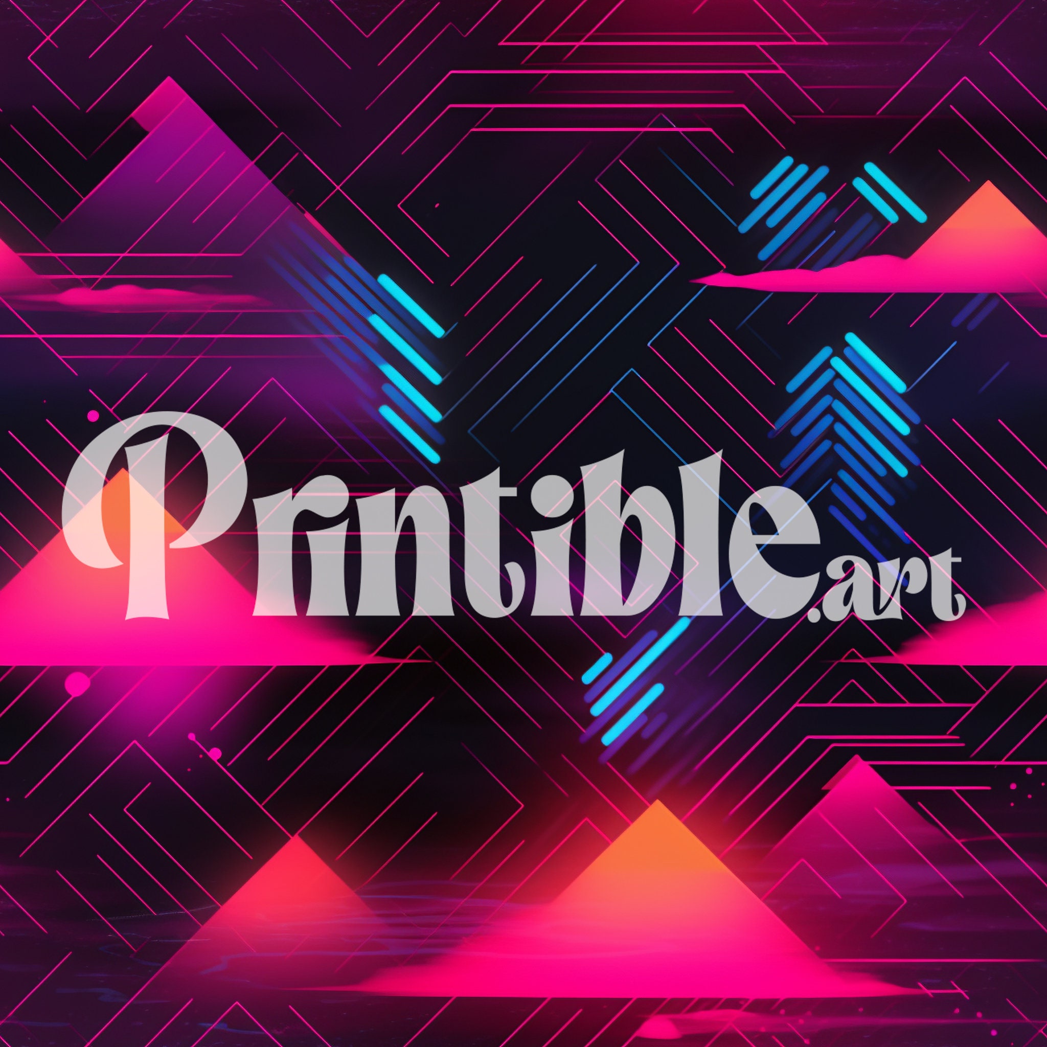 1980s RETROWAVE | 10 Seamless Prints, 80s Art, Digital Paper, Repeating ...