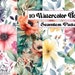 WATERCOLOR FLORAL | 10 Seamless Prints, Flowers Digital Paper ...