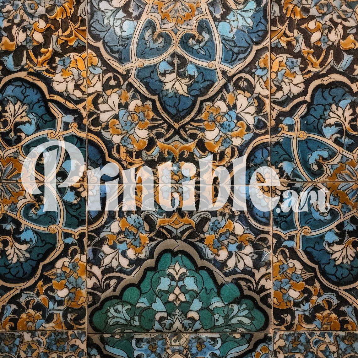 ARABESQUE TILE 10 Seamless Prints, Digital Paper, Tile Repeating ...