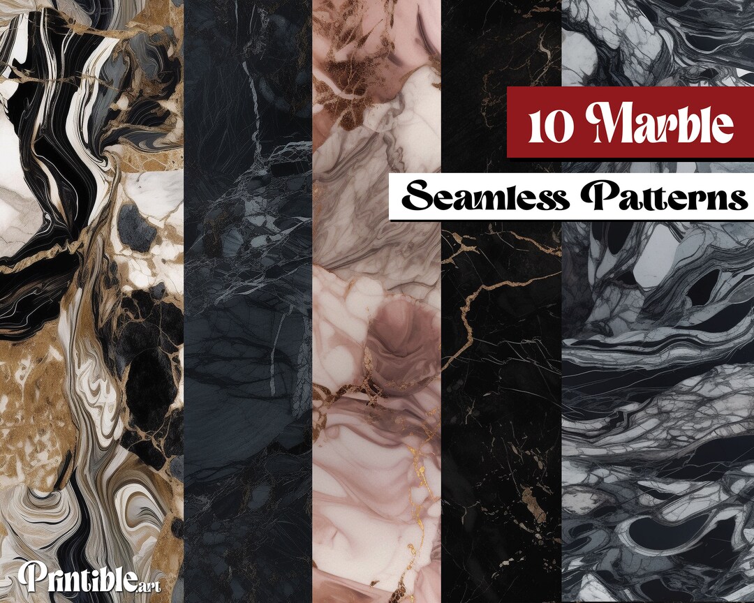 MARBLE | 10 Seamless Prints, Marble Digital Paper, Greek Marble ...